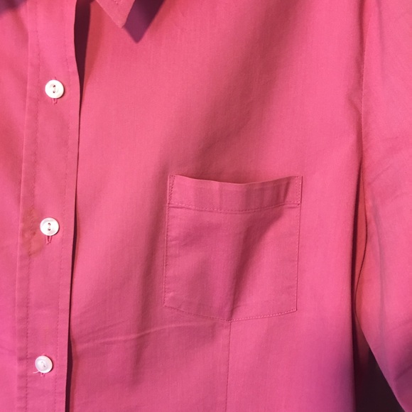 Milano | Tops | Curvy Pretty Pink Business Buttonup Shirt | Poshmark